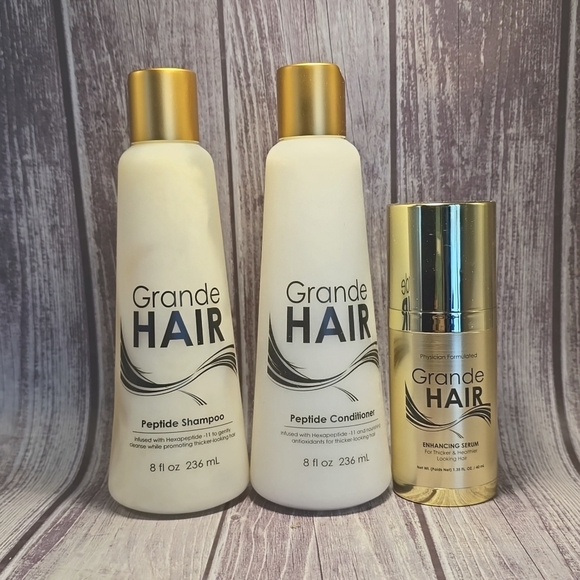grande cosmetics | Hair | Grande Hair Set Full Size System Shampoo ...